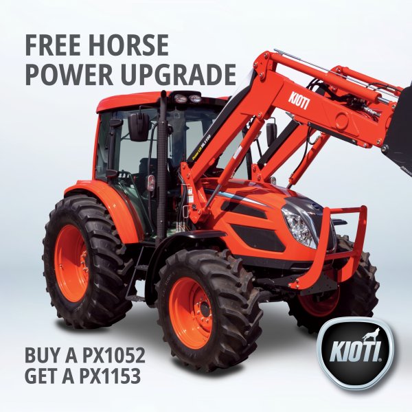 Kioti PX Horsepower Upgrade - Deals | Power Farming